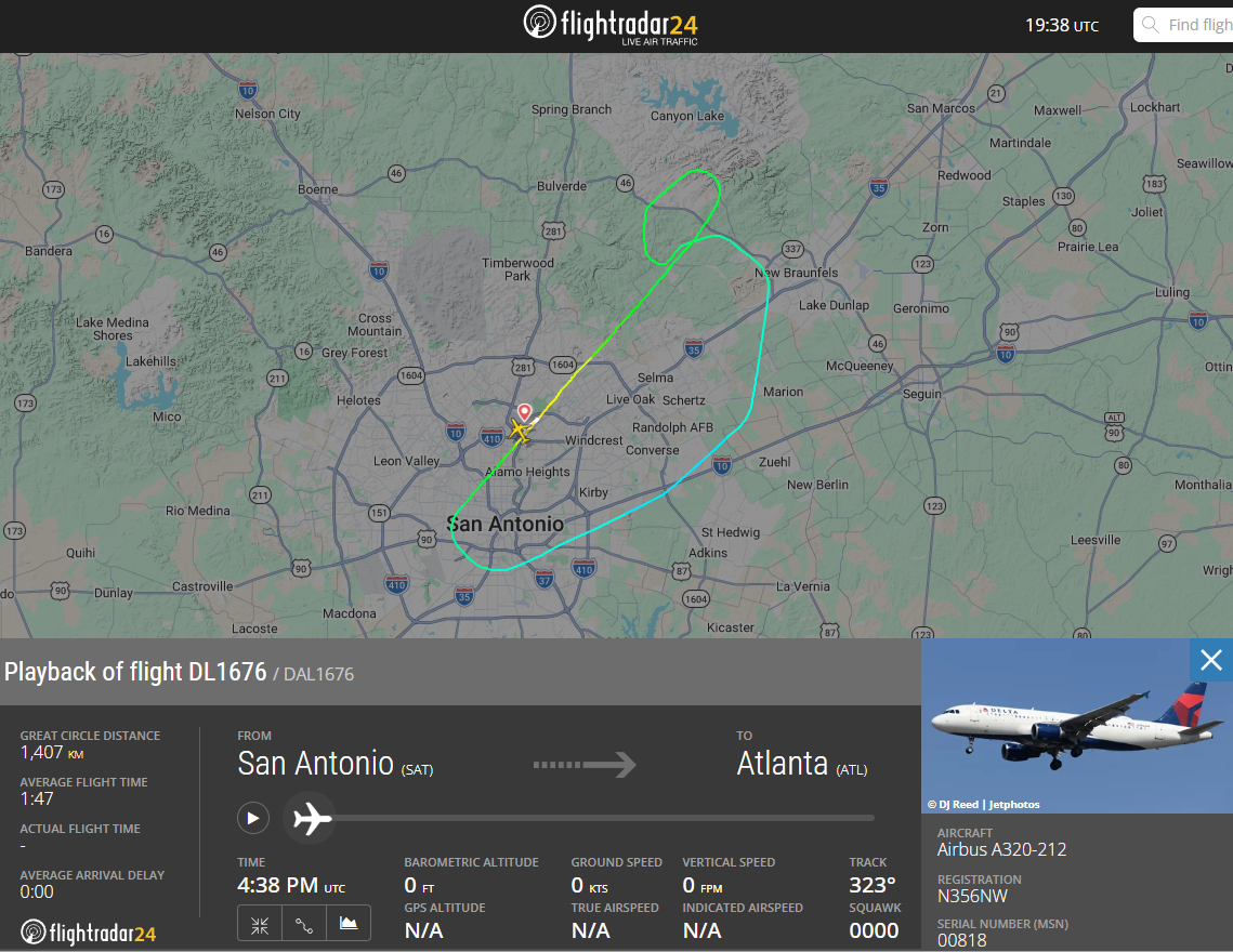 Delta Flight Suffers Engine Fire Indication in San Antonio - The ...