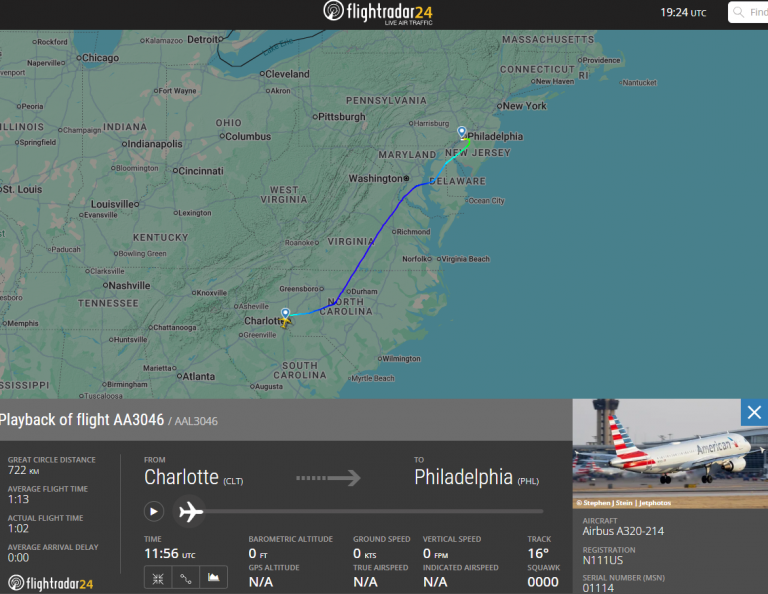 Law Enforcement Requested by American Airlines Flight in Philadelphia ...
